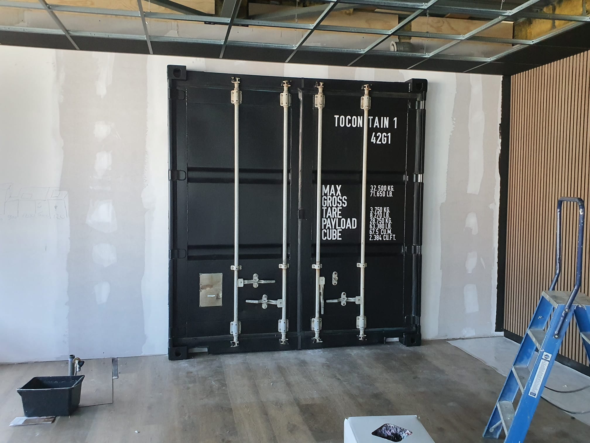 Container doors build in Office - Remco Container Service